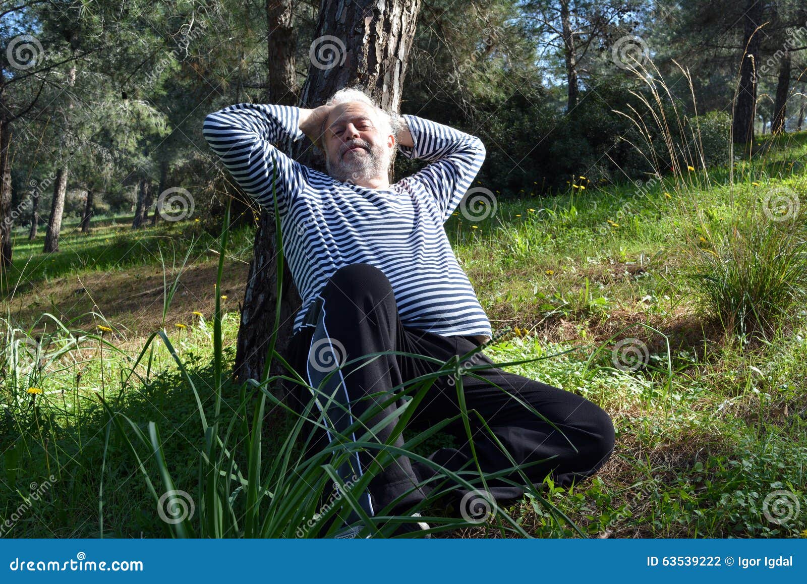 Resting Under A Tree