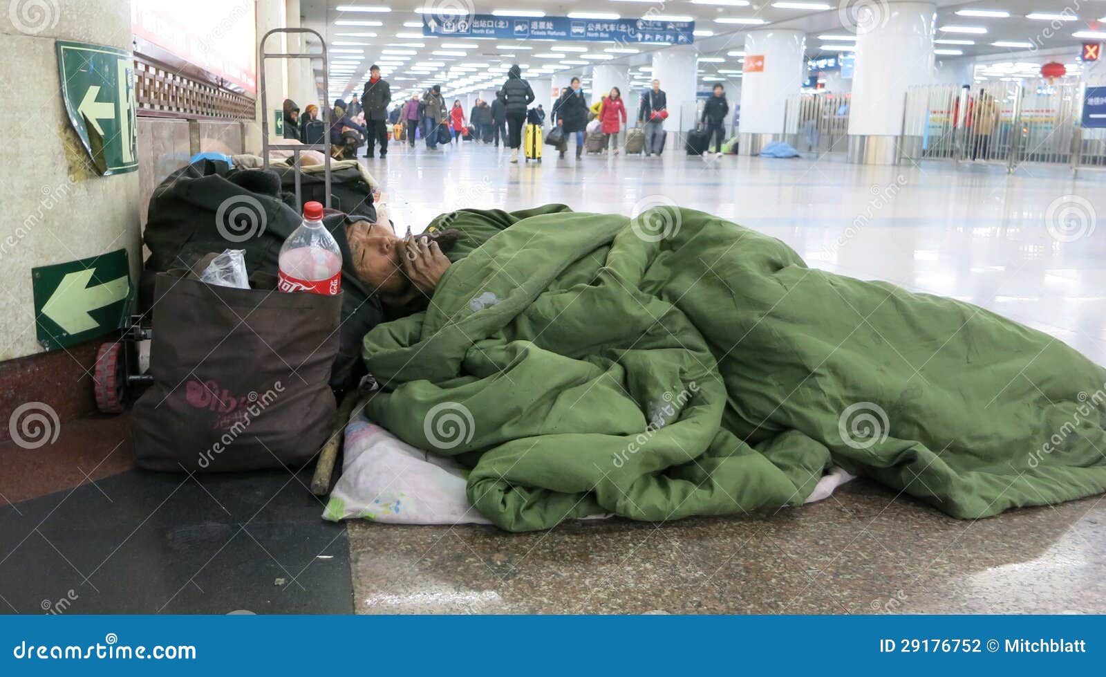 Man Sleeps in Train Station Hallway Editorial Photography - Image of ... Man Sleeps in Train Station Hallway Editorial Photography - Image of ...