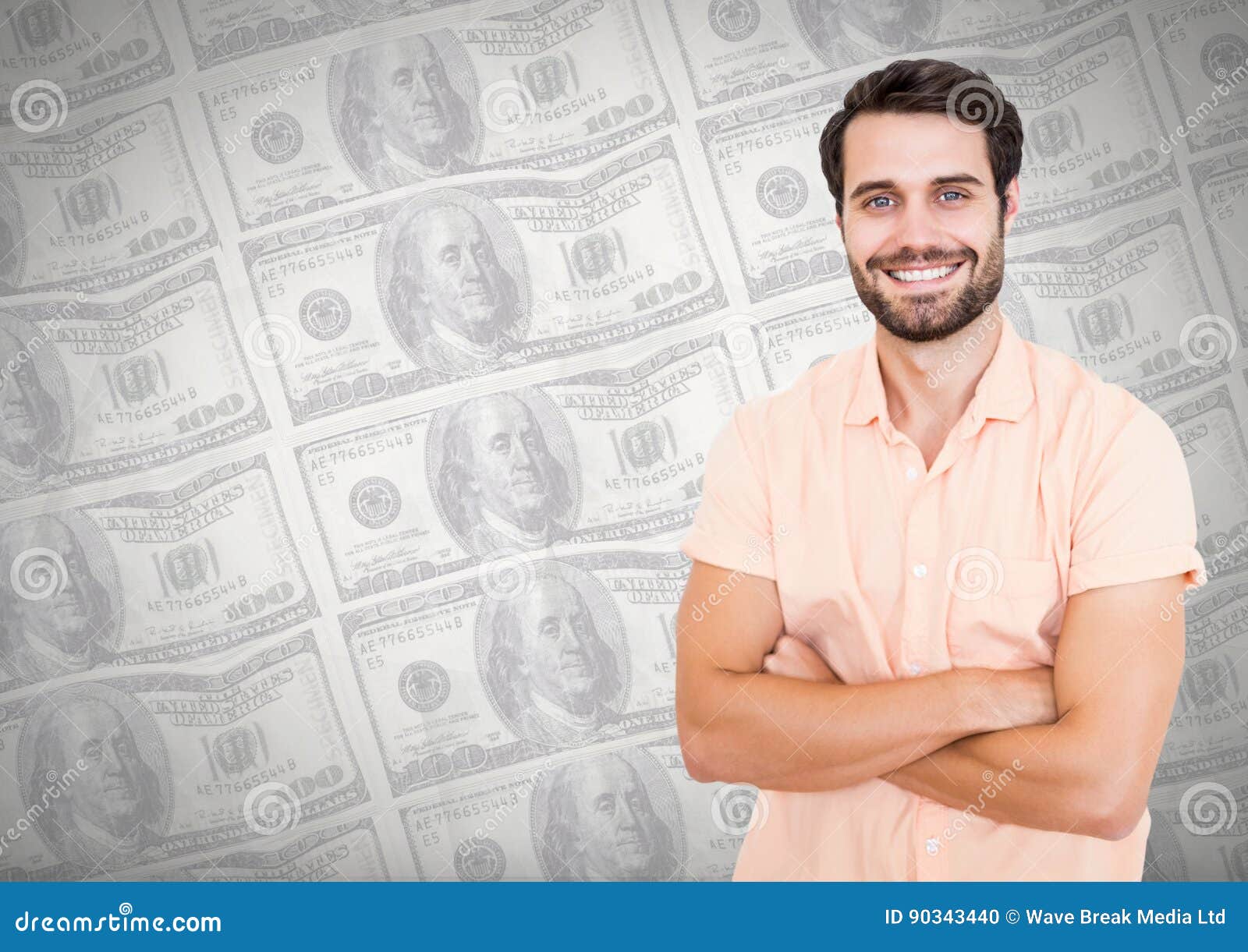 Arms With Money In Fist On A Green Background Royalty-Free Stock Image ...