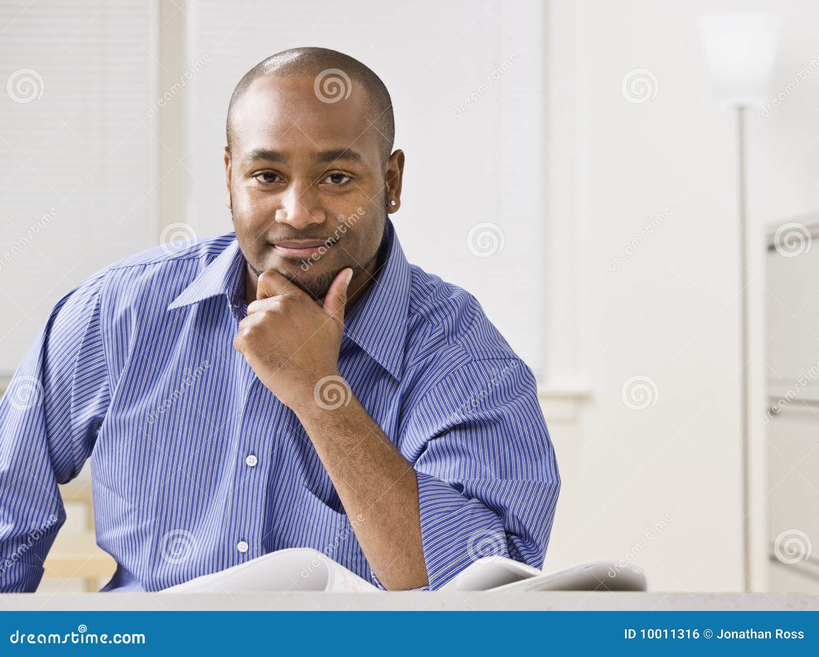 Man Smiling at Camera stock photo. Image of cheerful - 10011316
