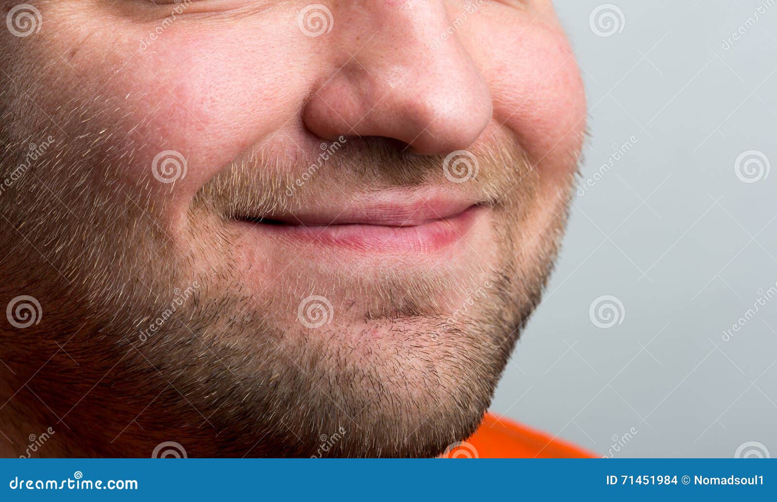 Man smiling stock photo. Image of expression, closeup - 71451984