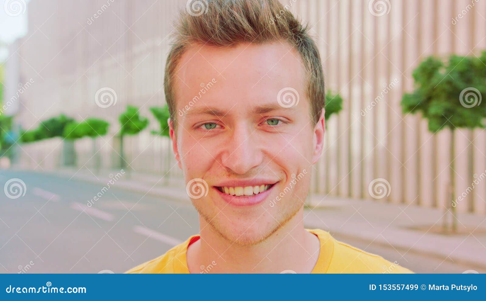 Man Smiling. Emotion stock image. Image of mood, insecure - 153557499