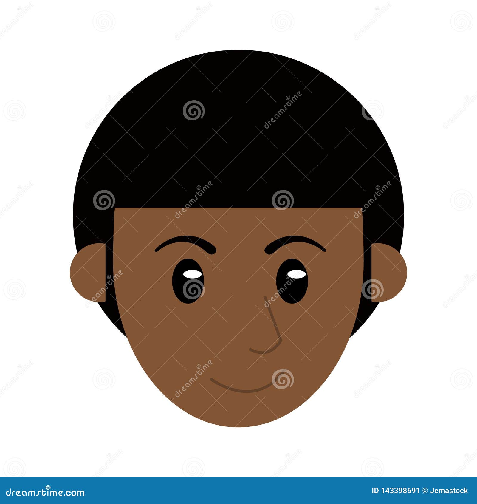 Man smiling face cartoon stock vector. Illustration of caucasian ...
