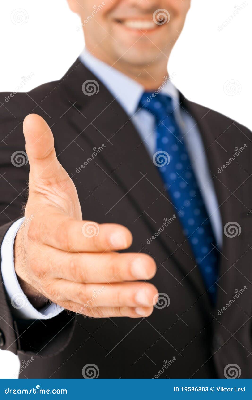 Man smiling handshake stock image. Image of businessman - 19586803