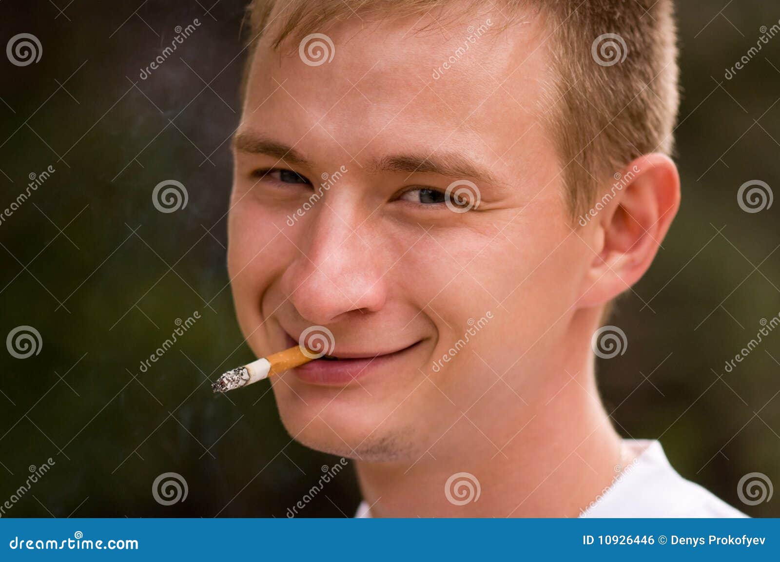Man smoking stock photo. Image of person, eyes, cigarette - 10926446