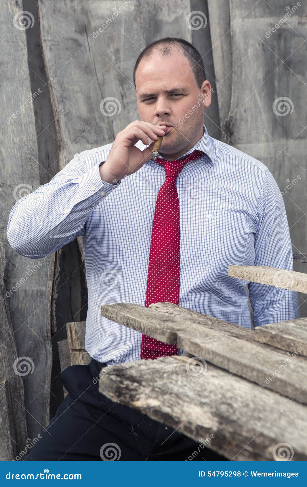 Man smoking cigar stock photo. Image of business, tough - 54795298