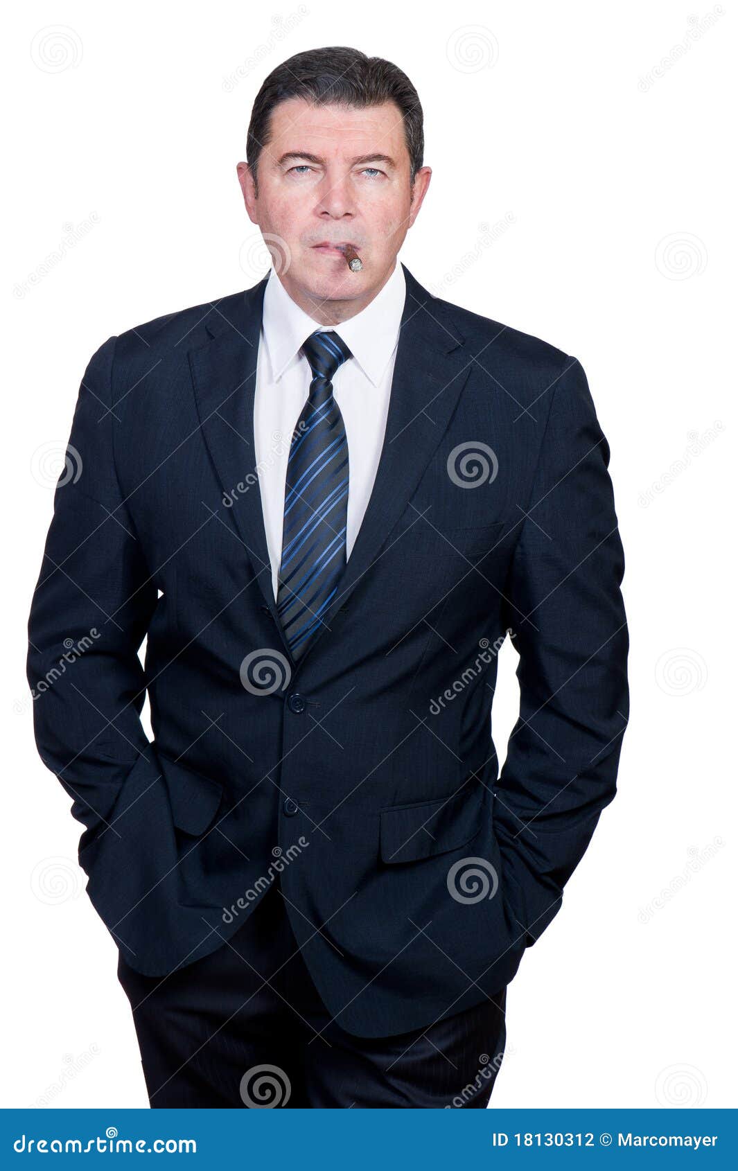 Man smoking sigar stock photo. Image of cigar, background - 18130312