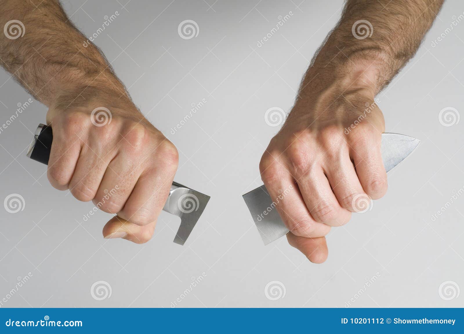 Man snapping knife stock photo. Image of strength, hands - 10201112