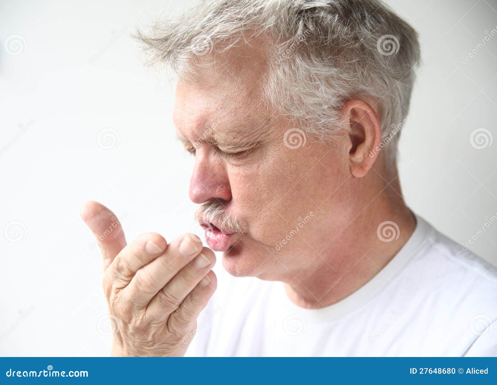 Man sneezes stock photo. Image of germs, allergies, head - 27648680