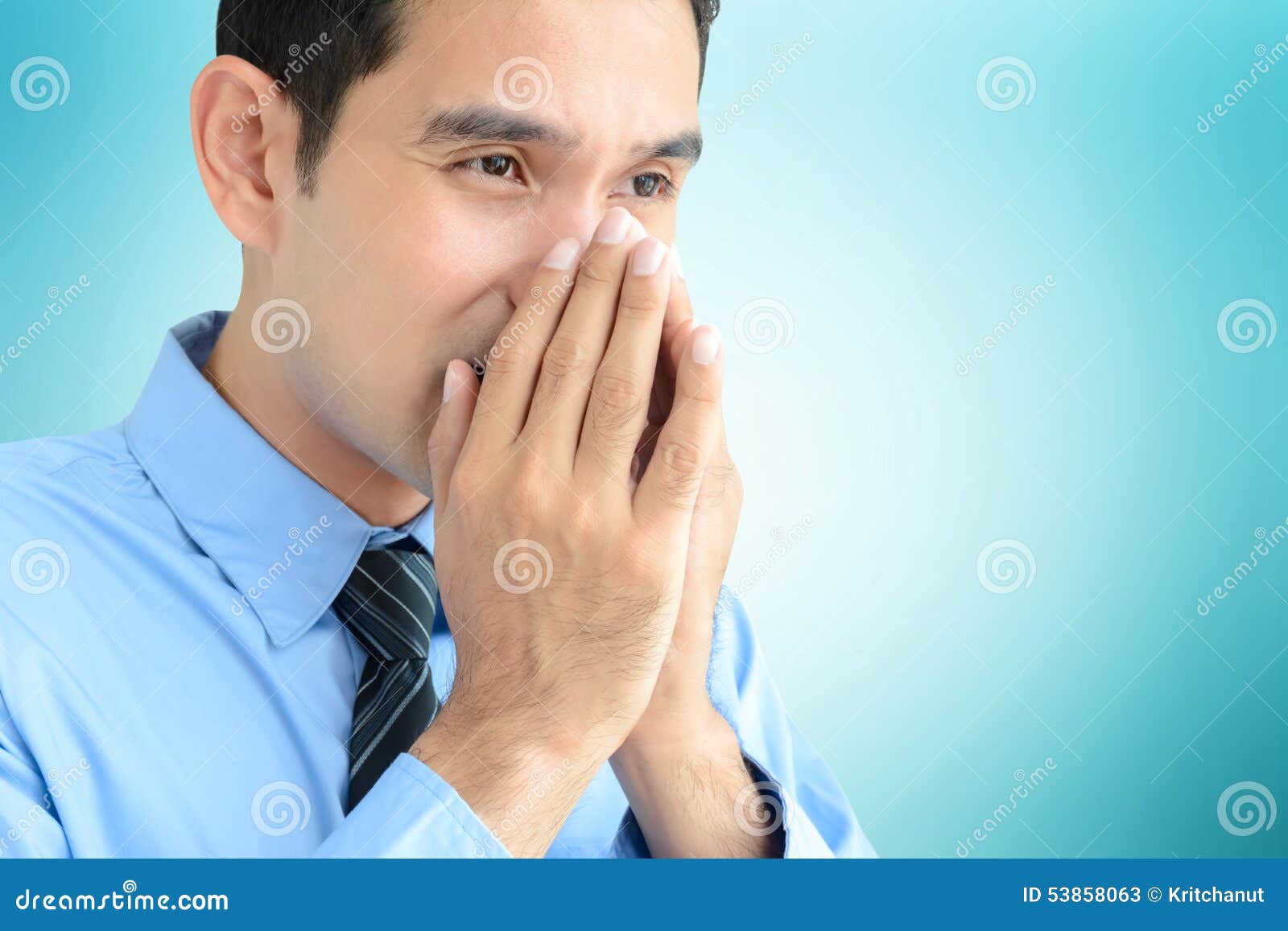 A man sneezing stock image. Image of fever, cough, spread - 53858063