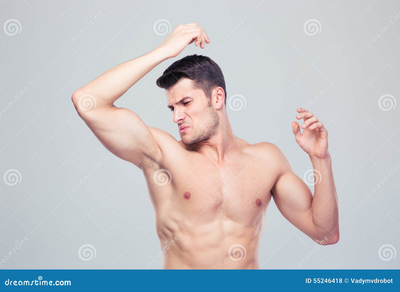 Man sniffing his armpit stock photo. Image of armpit - 55246418 Man sniffing his armpit stock photo. Image of armpit - 55246418