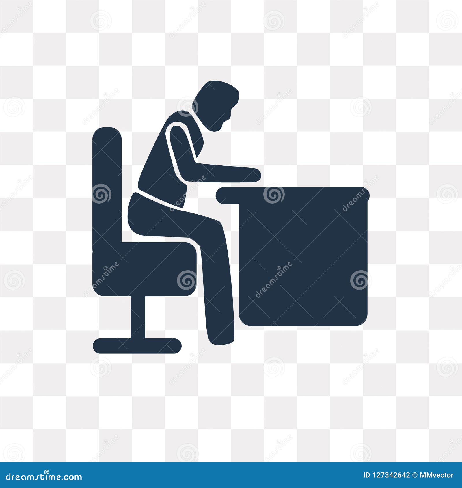 Man Snoozing Vector Icon On White Background. Flat Vector Man Snoozing ...