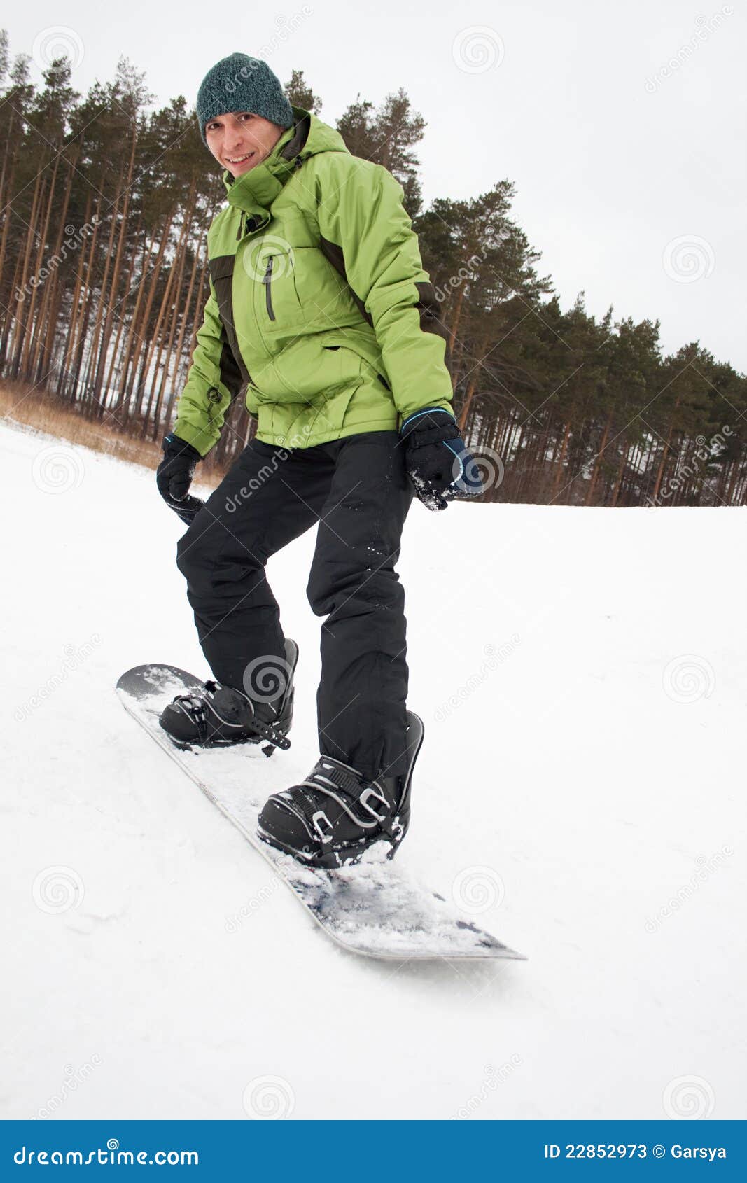 Man with snowboard stock image. Image of sport, recreational - 22852973