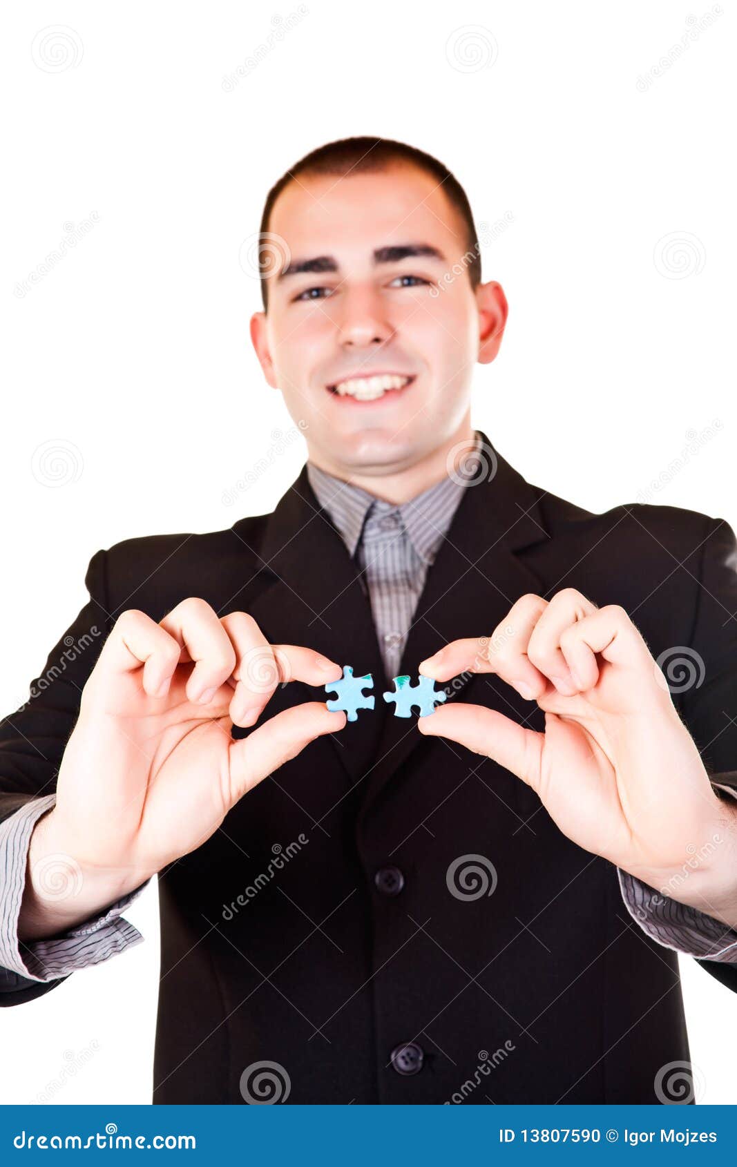 Man with solution stock photo. Image of people, business - 13807590