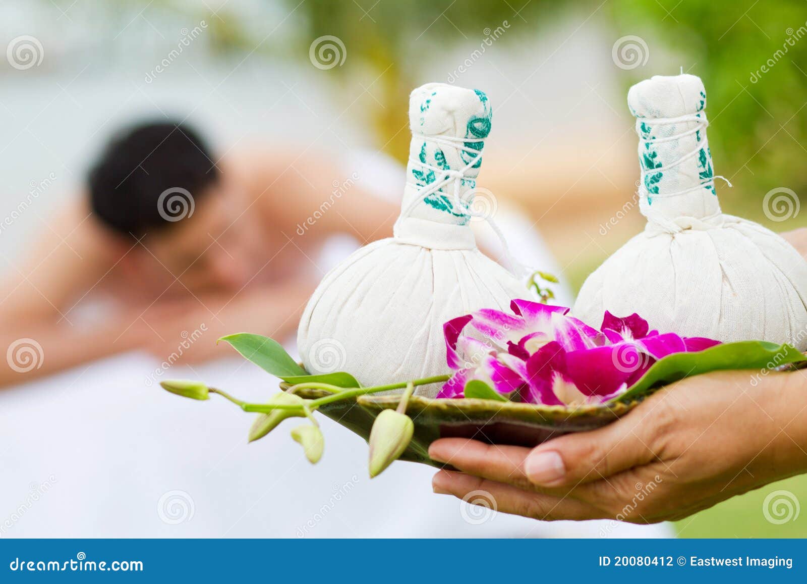 Man at Spa stock photo. Image of adult, back, treatment - 20080412