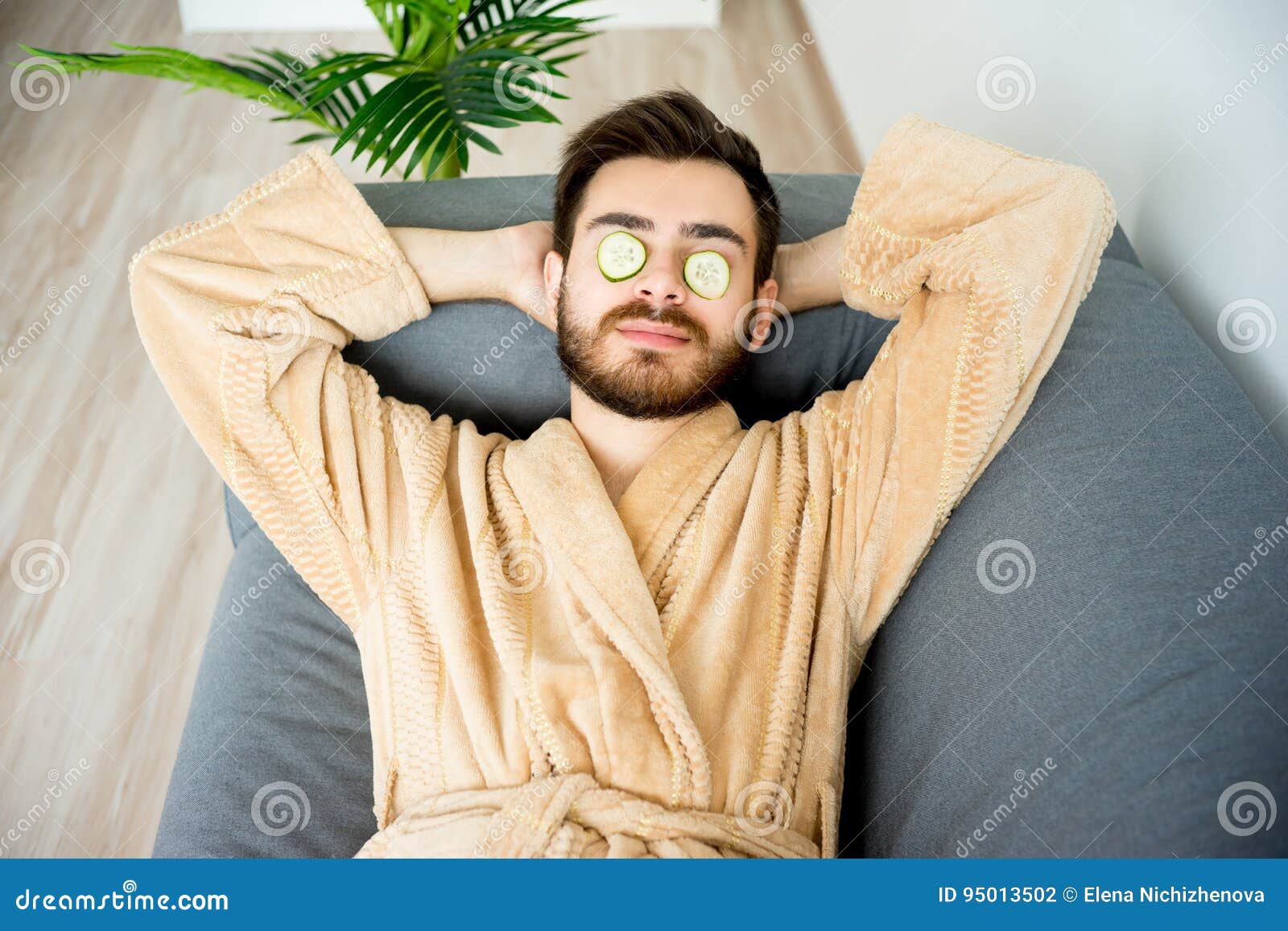 Man at spa stock photo. Image of healthcare, beautiful - 95013502