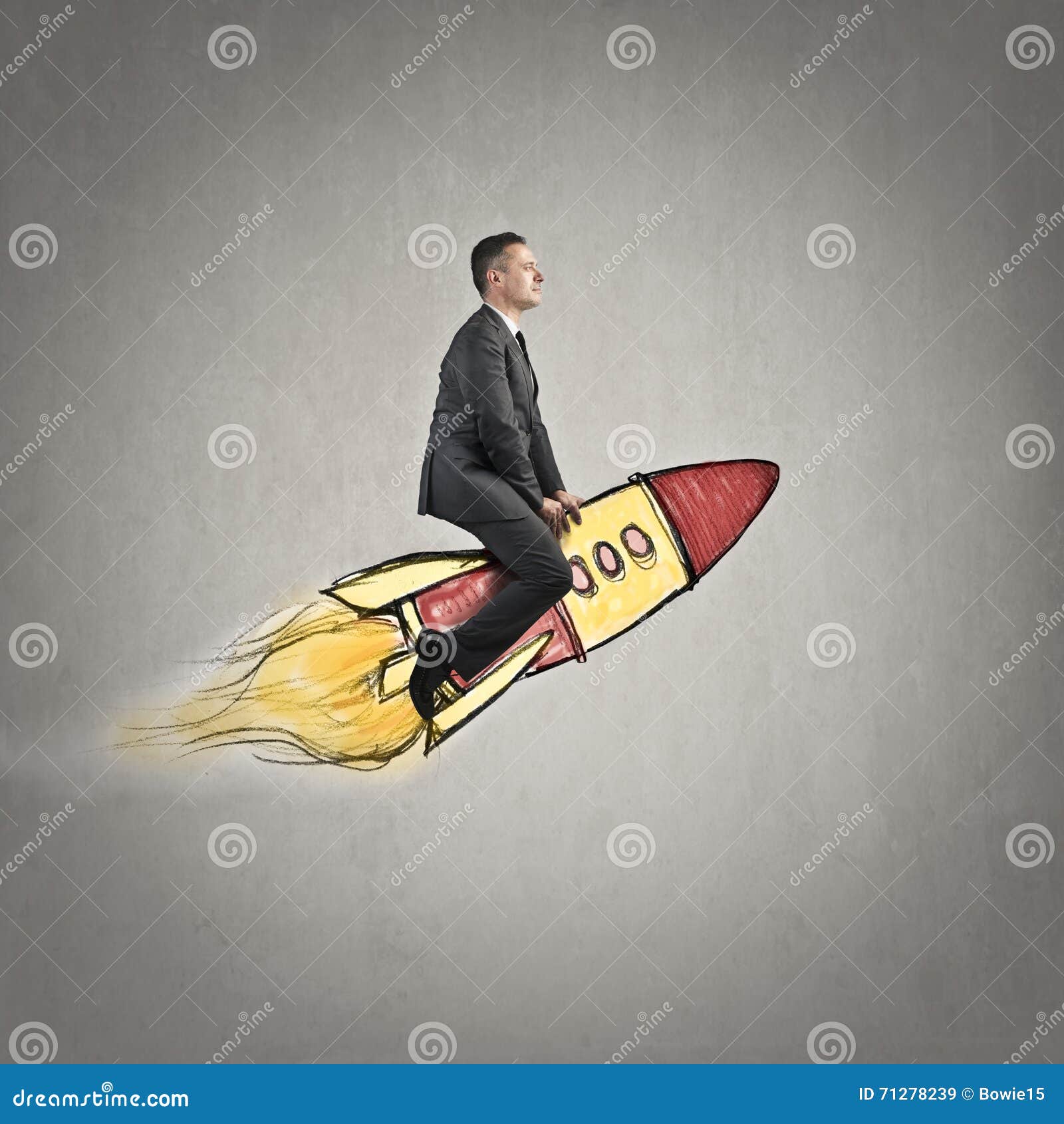 Man and spaceship stock image. Image of grey, altitude - 71278239