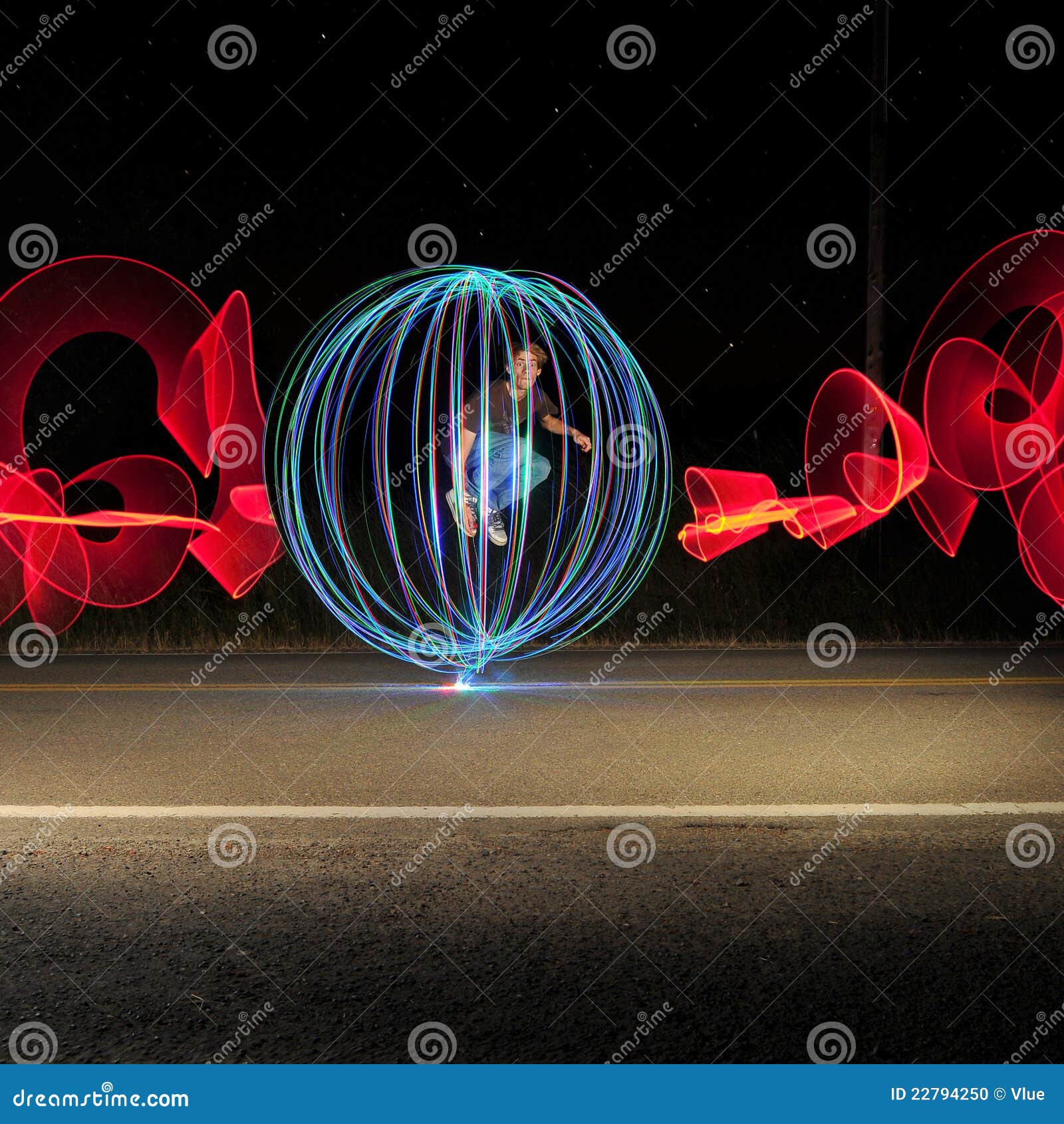Man in sphere stock photo. Image of sphere, laser, power - 22794250