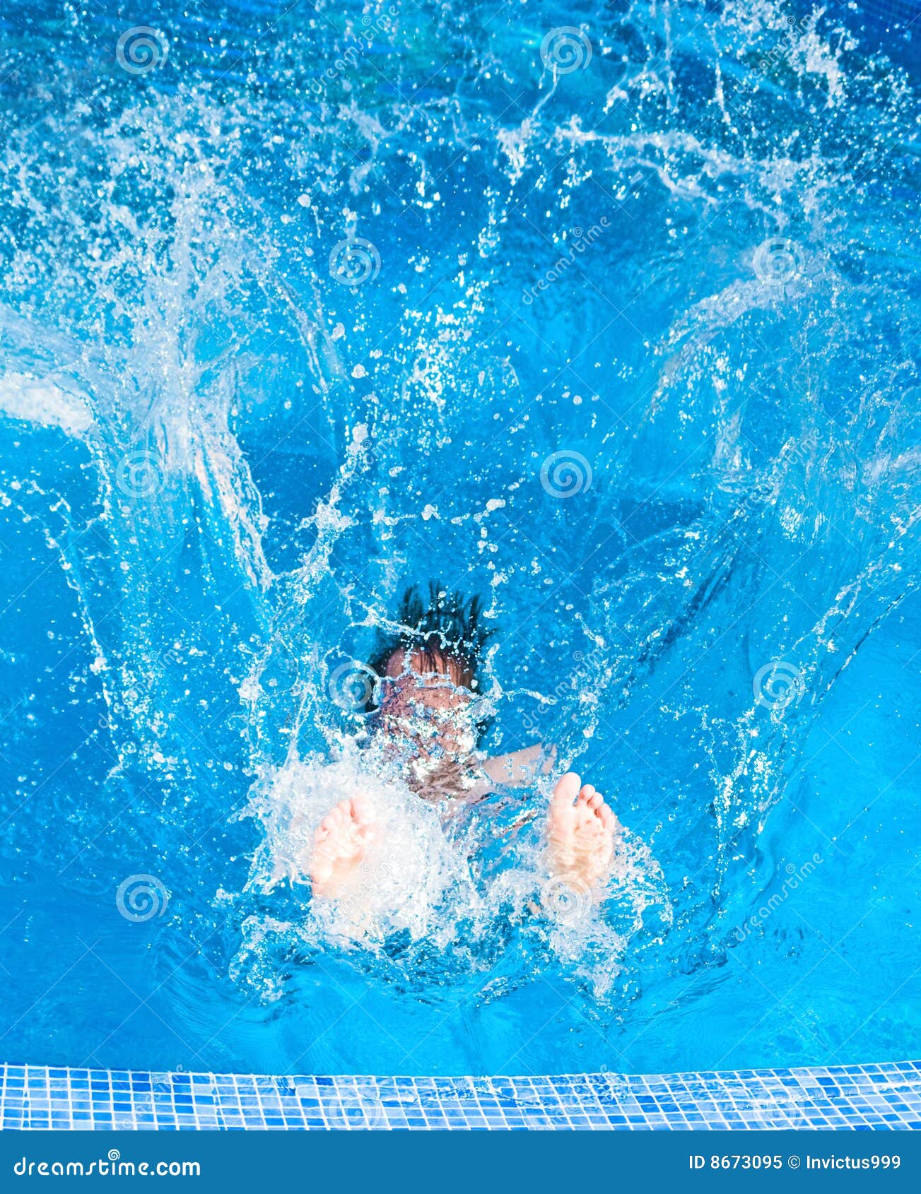Man splashing stock image. Image of lifestyle, blue, pool - 8673095