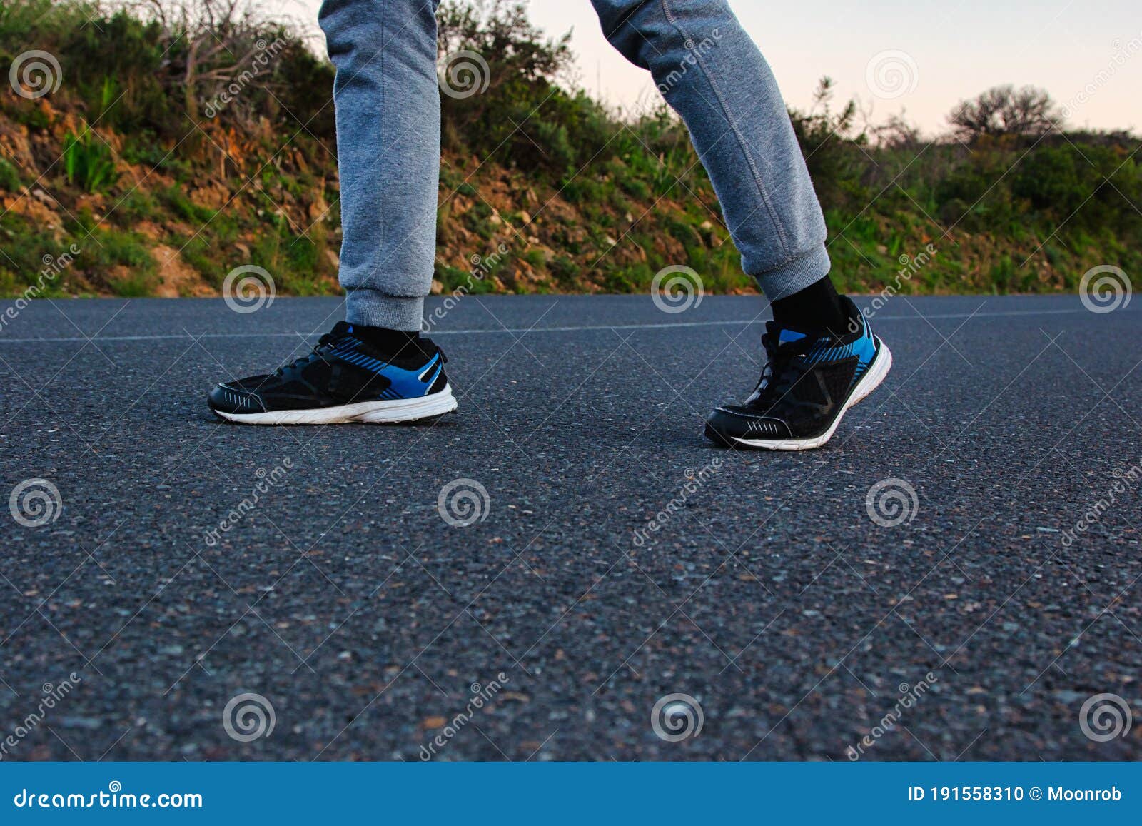 Man in Sport Sneakers Standing Stock Photo - Image of fashion, shoe ...