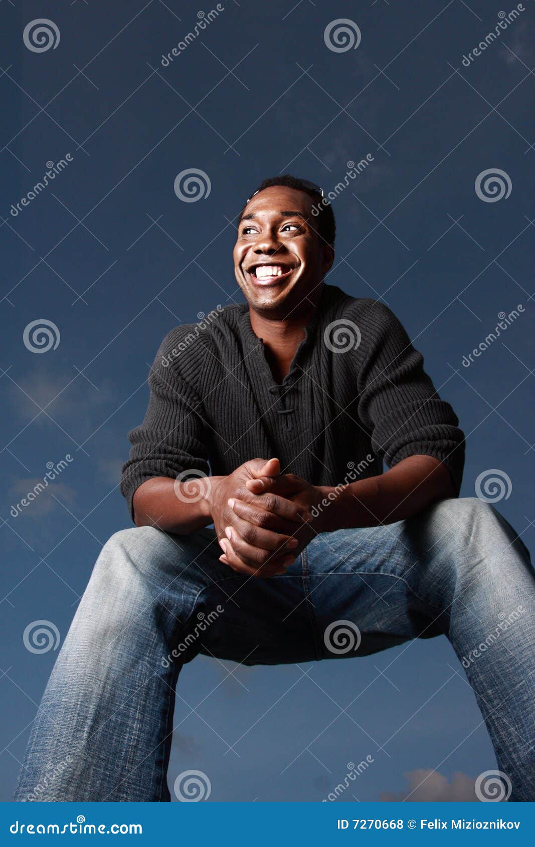 Man squatting forward stock photo. Image of squatting - 7270668