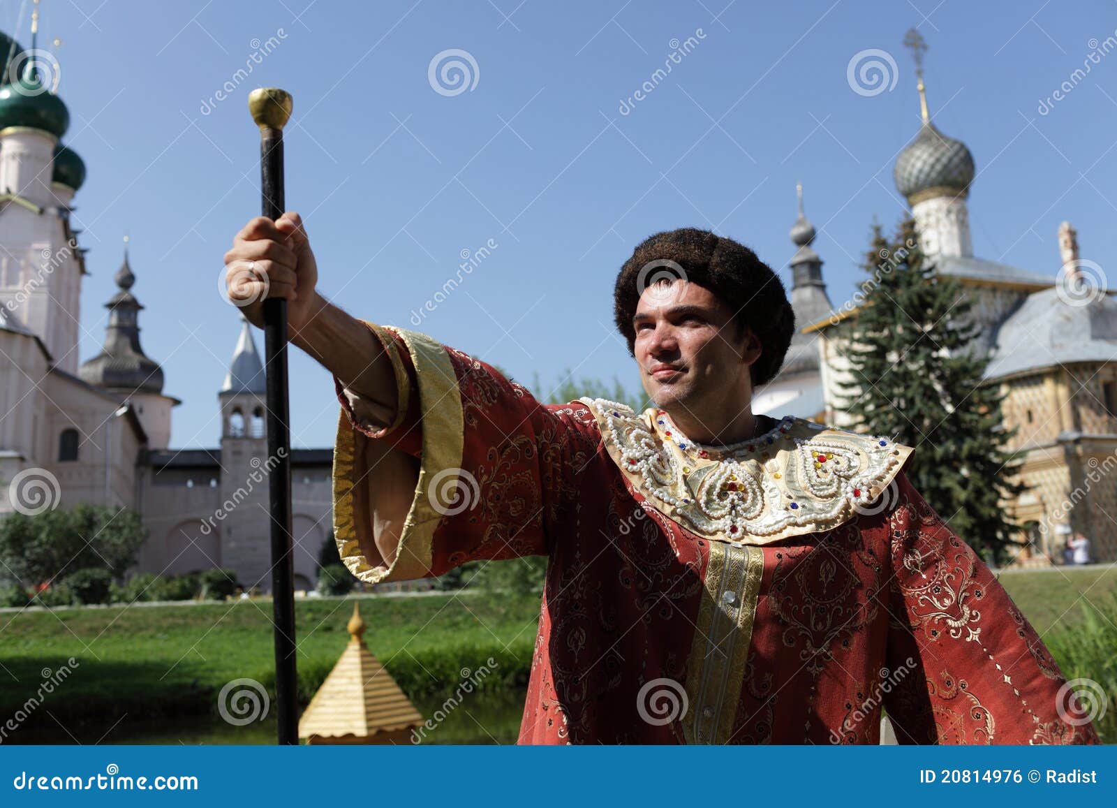 Man with staff stock photo. Image of park, outdoor, adult - 20814976