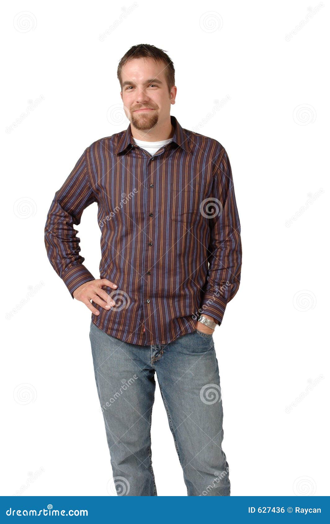Man Standing stock photo. Image of thinking, button, casual - 627436