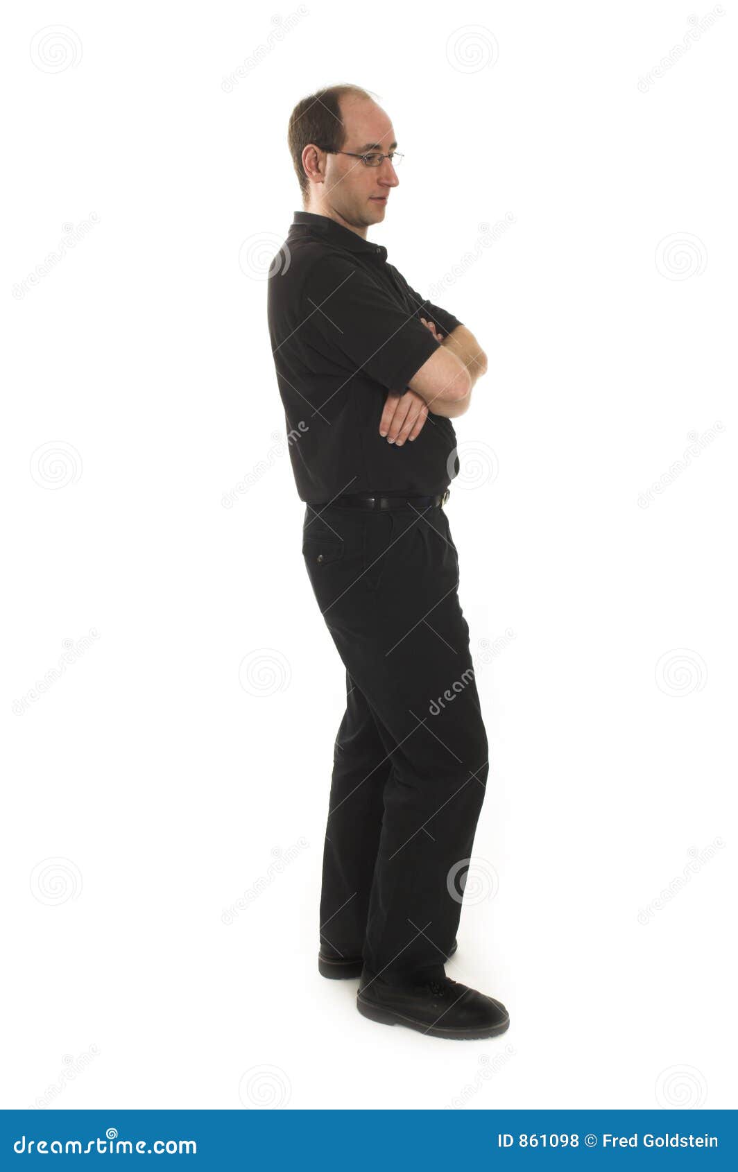 Man standing stock photo. Image of depressed, waiting, standing - 861098