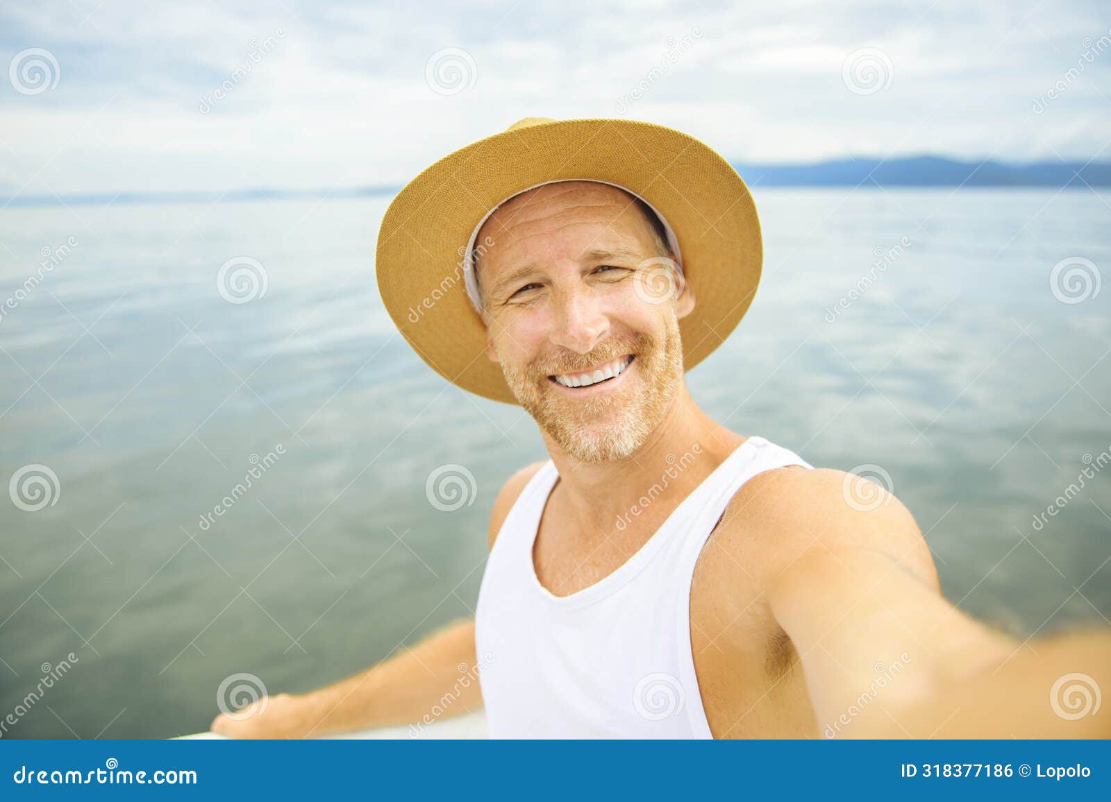 A Man Standing on Boat when Having a Great Tour Stock Photo - Image of ...