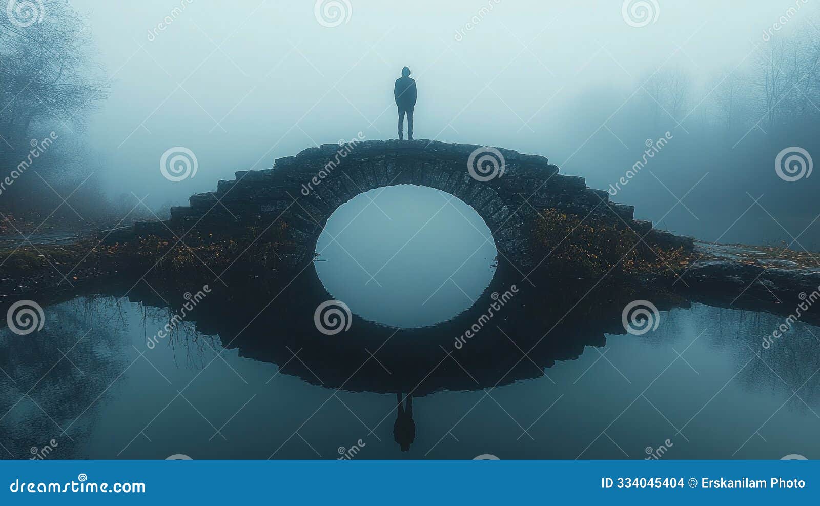 An Empty Bridge On A Hot Summer Day With Only The Wind And Traffic ...