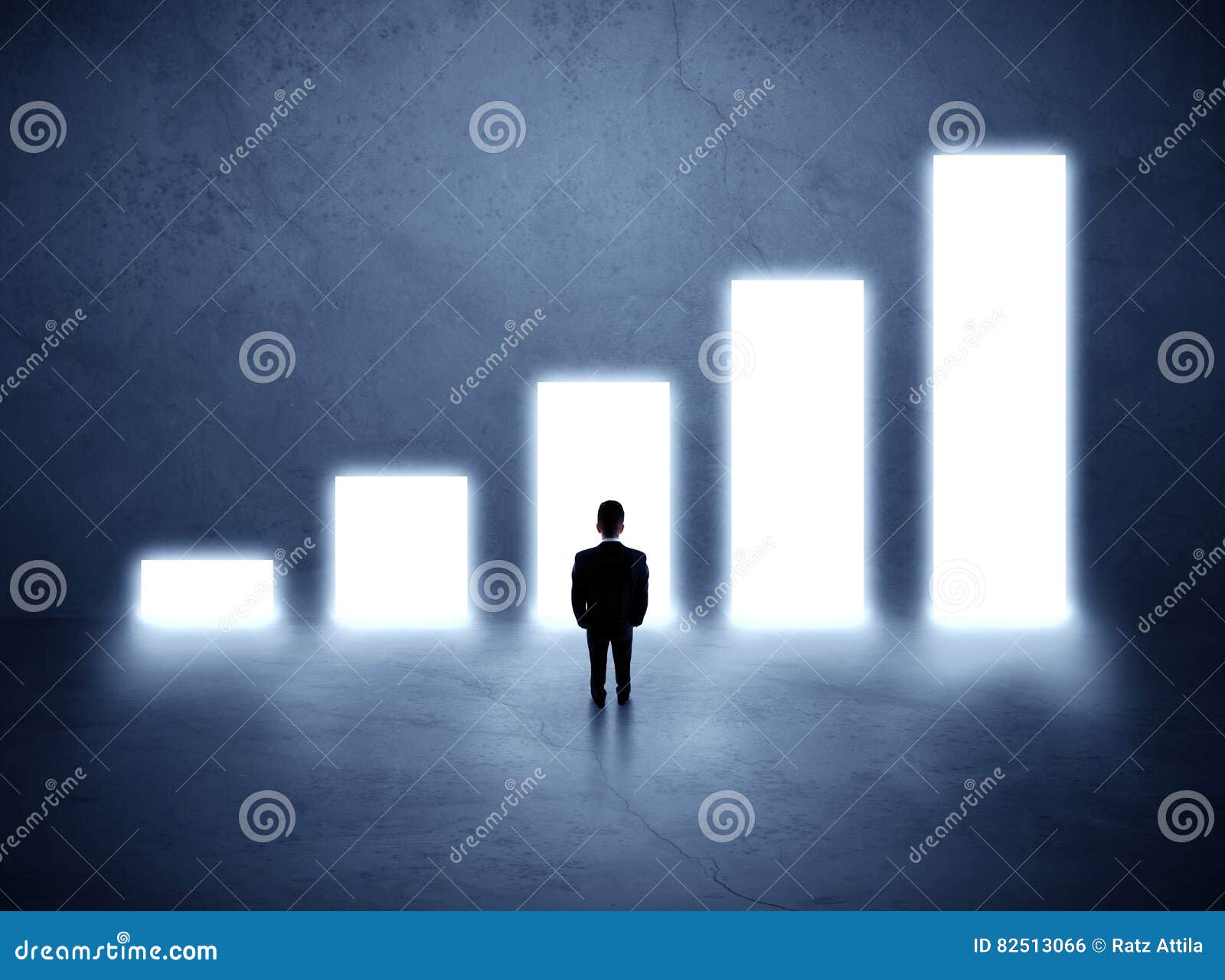 Man Standing in Front of a Chart Stock Photo - Image of handsome ...