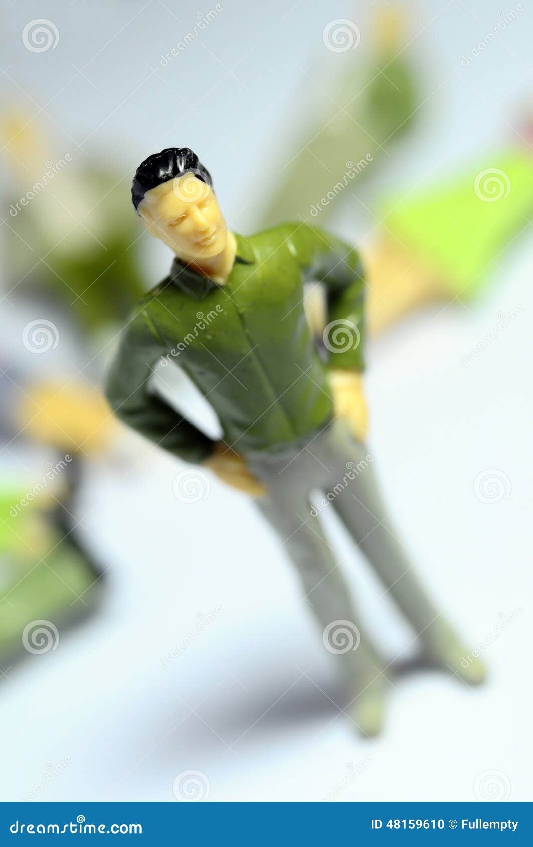 Man Standing Over Lying Figures Stock Photo - Image of character ...