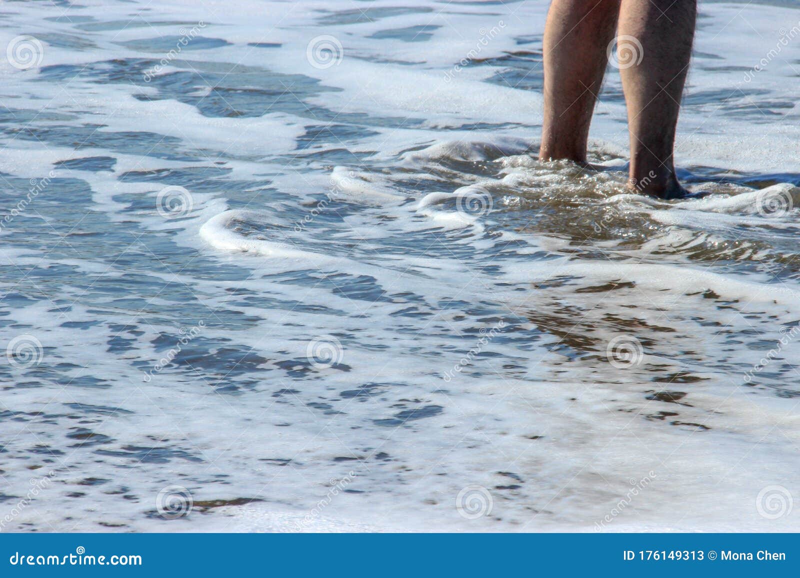 Man standing in sea water stock image. Image of wallpaper - 176149313