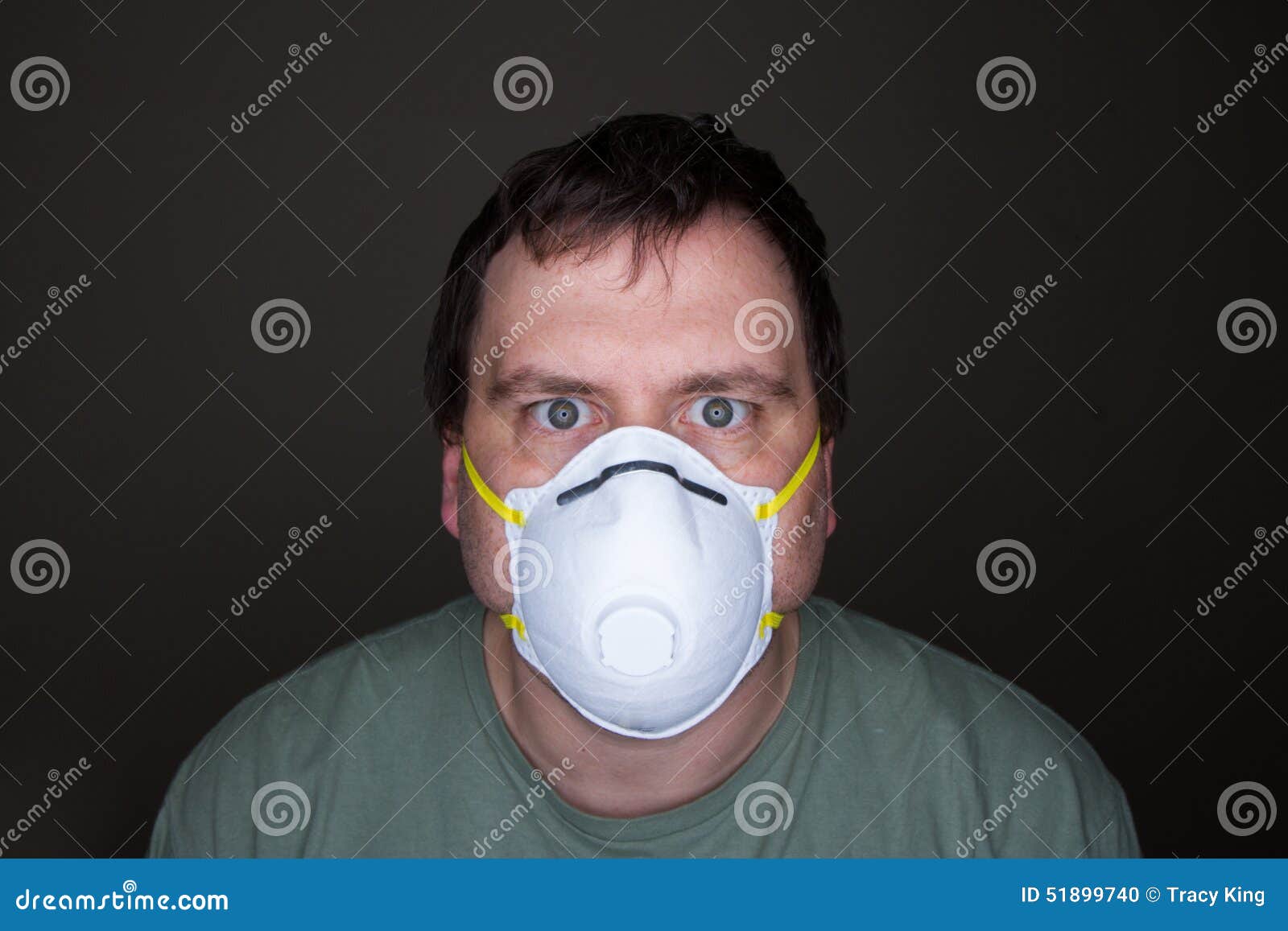 Man Staring at the Camera Wearing His Mask Stock Photo - Image of ...