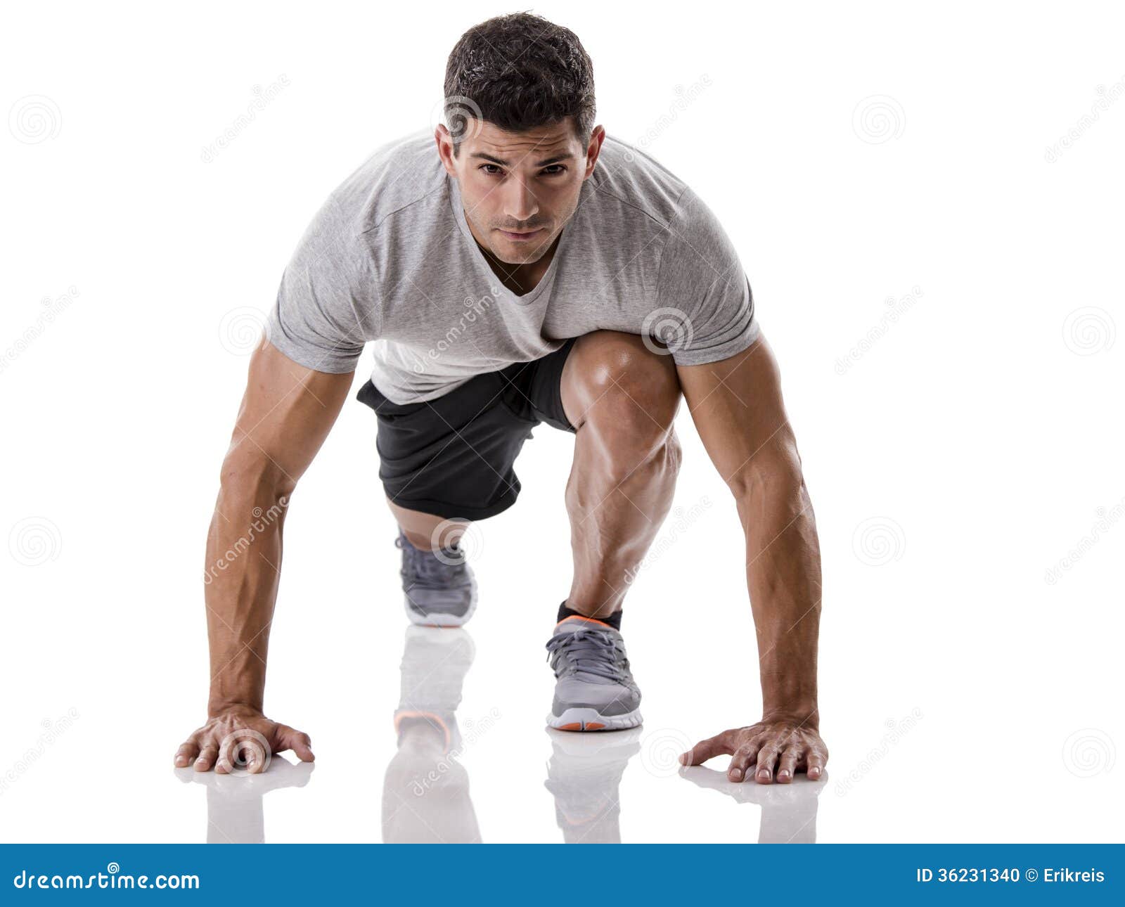 Man start running stock photo. Image of jogger, isolated - 36231340