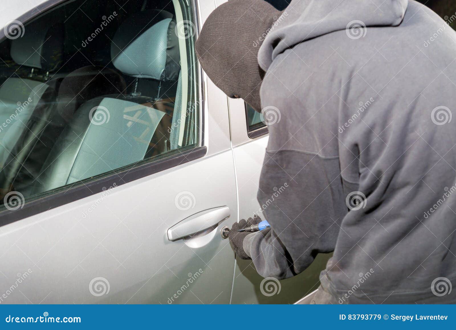 Man stealing car stock image. Image of negative, evil - 83793779