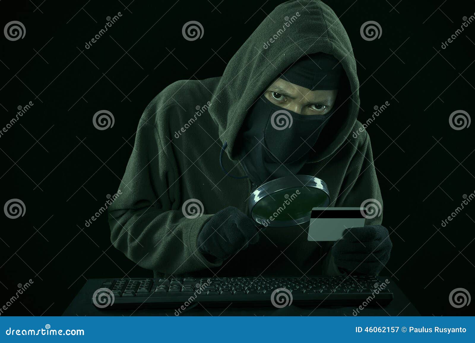 A Man Stealing Credit Card Code Stock Image - Image of crime, gangster ...