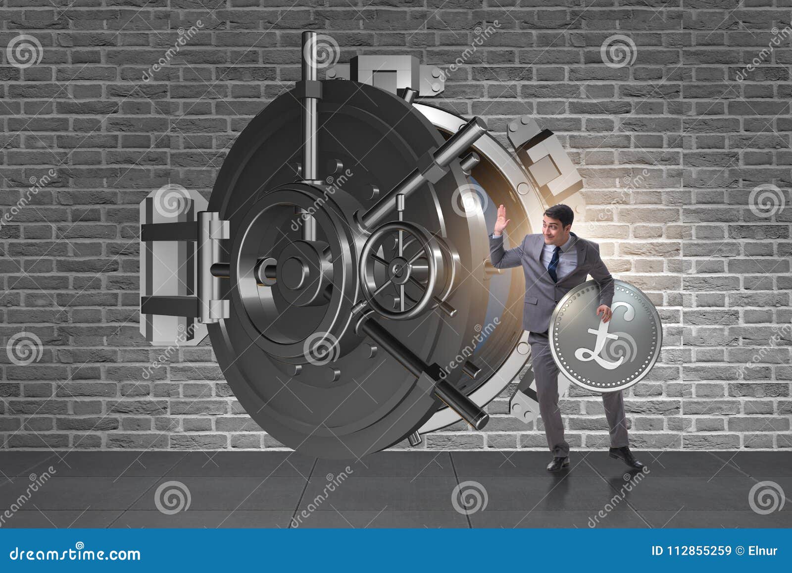 The Man Stealing Money from Bank Stock Image - Image of concept, safe ...