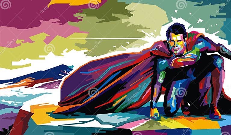Man of Steel stock vector. Illustration of speed, strong - 37727310