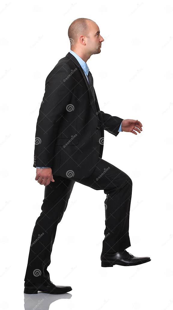Man step up stock image. Image of sport, isolated, businessman - 26906237