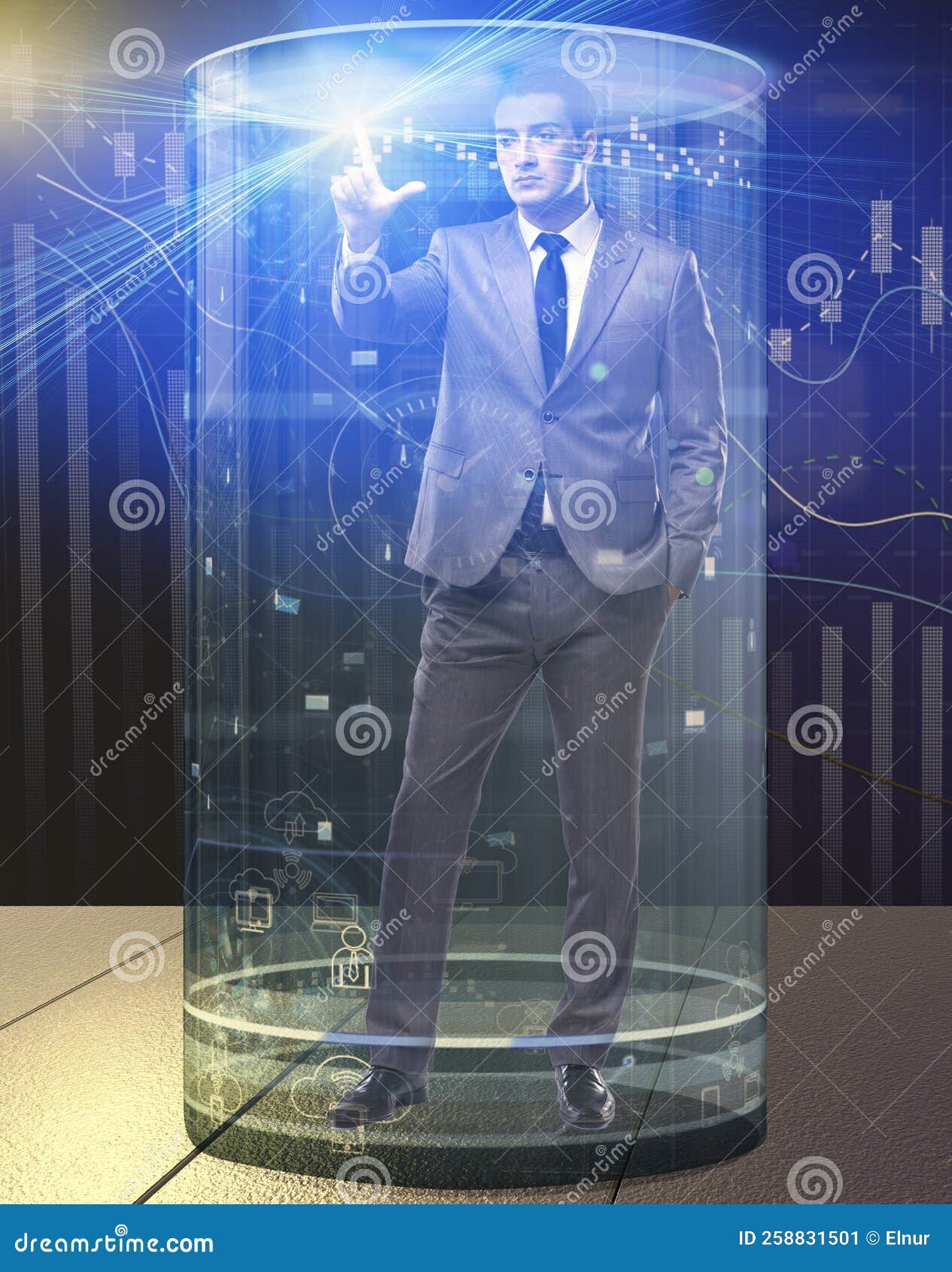 Man in Stock Exchange Trading Concept Stock Image - Image of manager ...