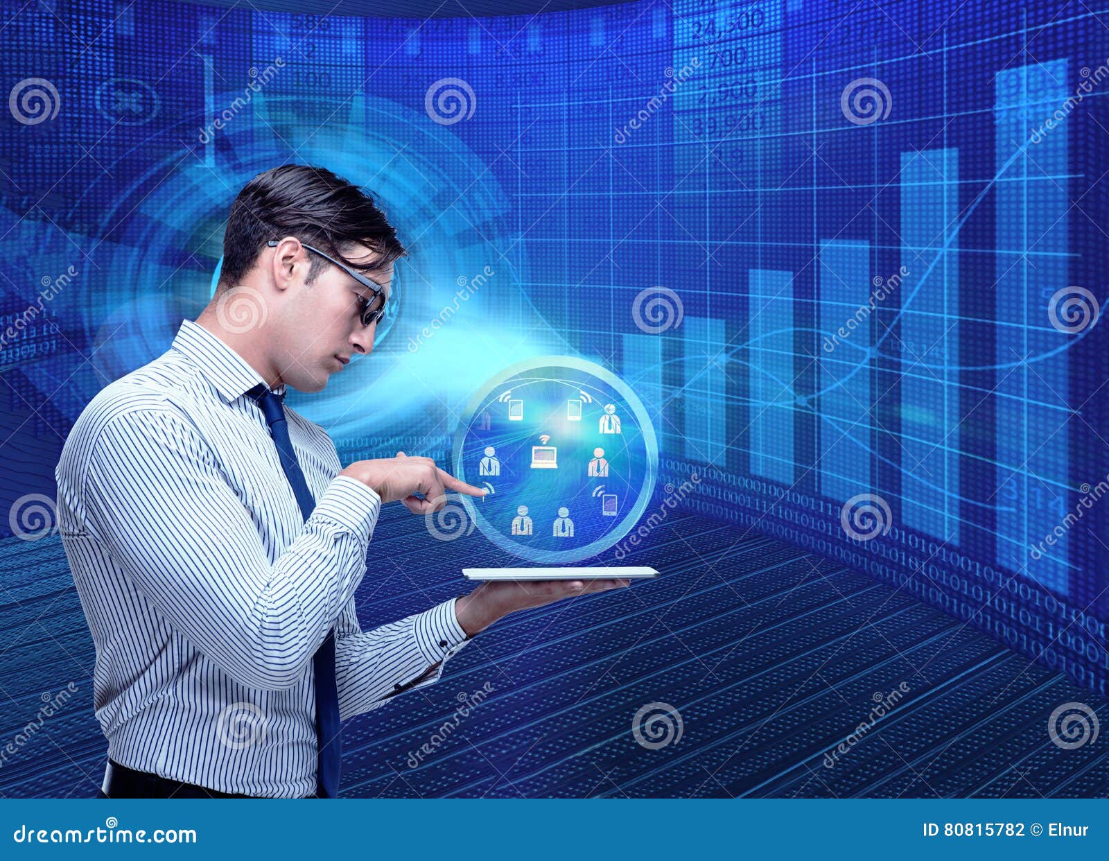 The Man in Stock Trading Business Concept Stock Photo - Image of ...
