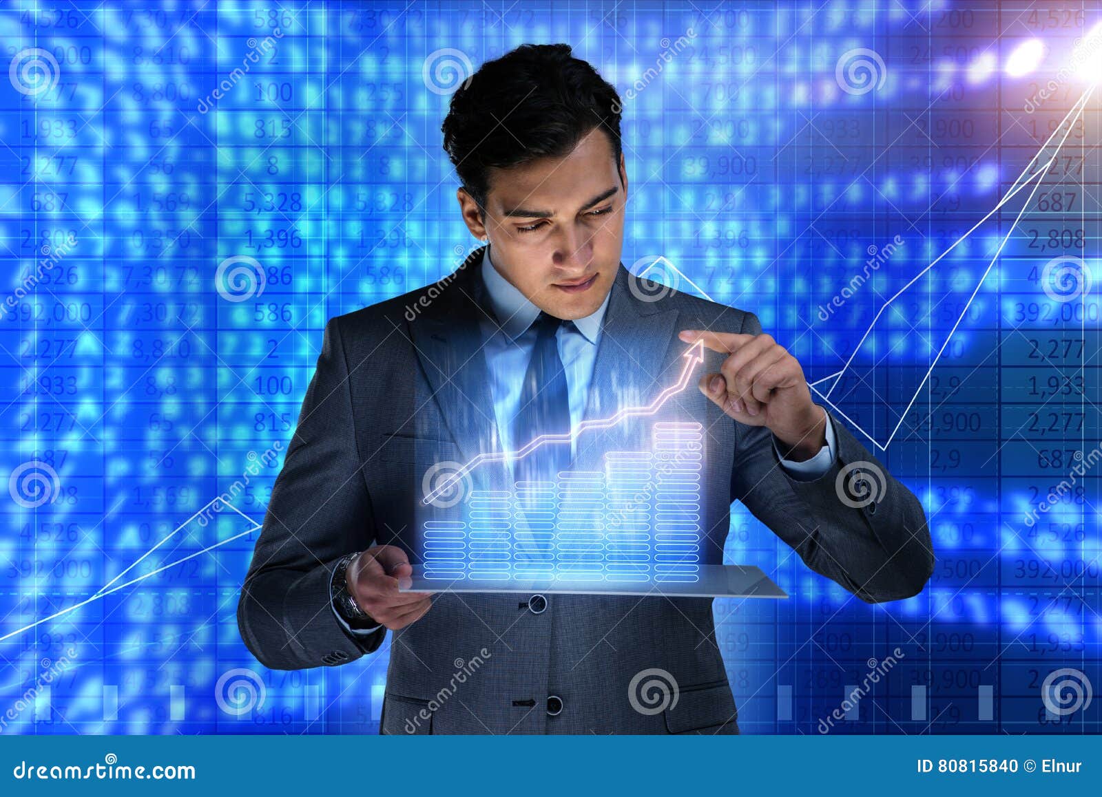 The Man in Stock Trading Business Concept Stock Photo - Image of ...