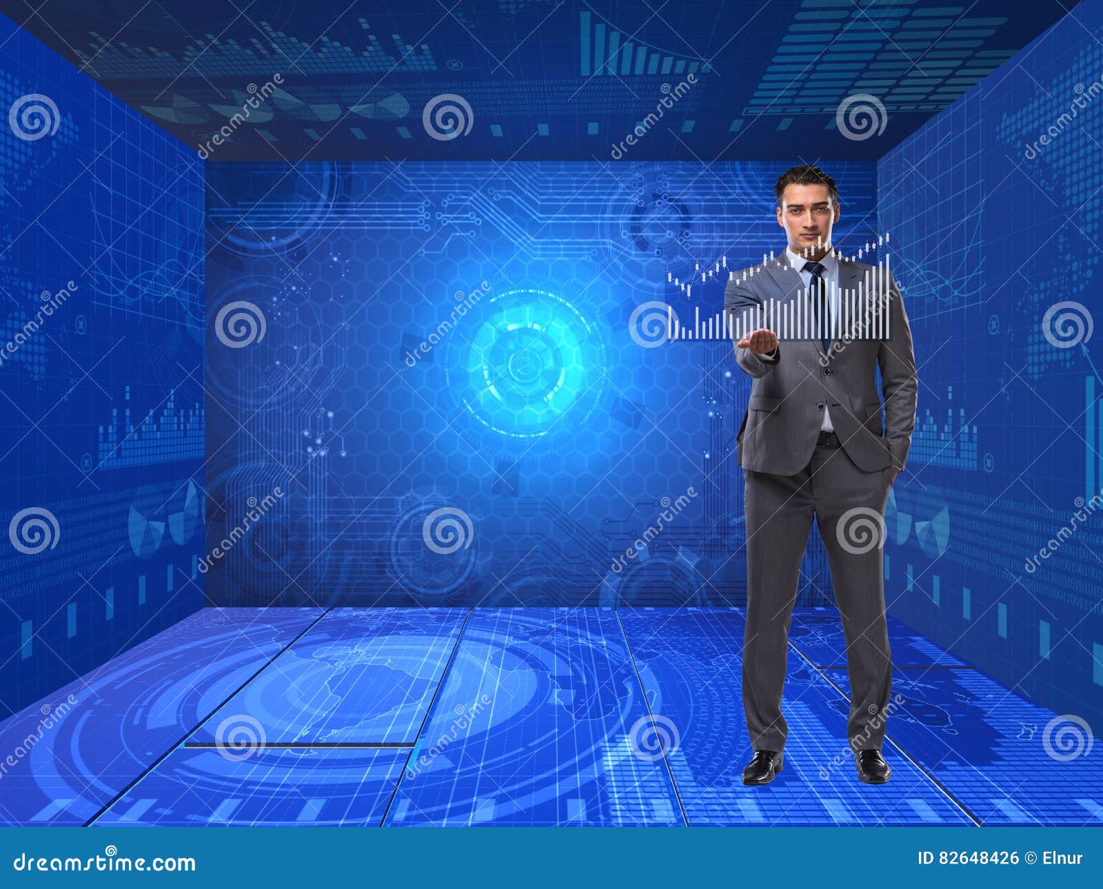 The Man in Stock Trading Business Concept Stock Photo - Image of ...