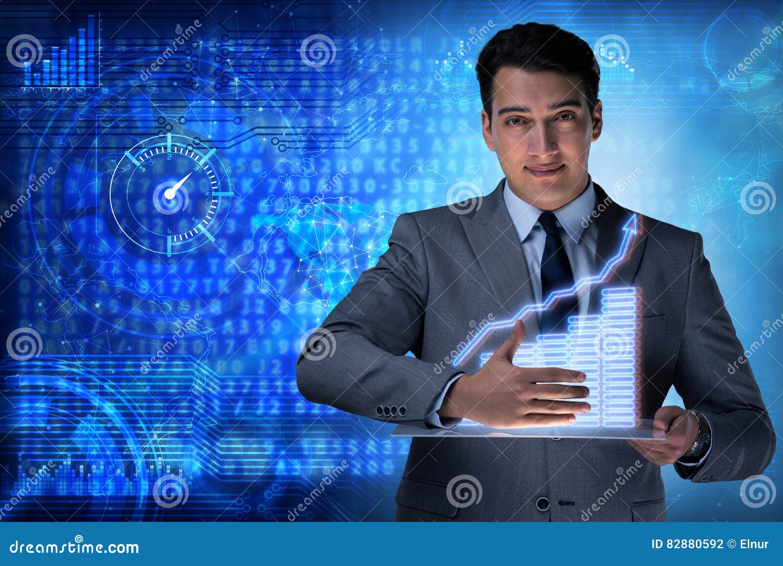 The Man in Stock Trading Business Concept Stock Photo - Image of ...