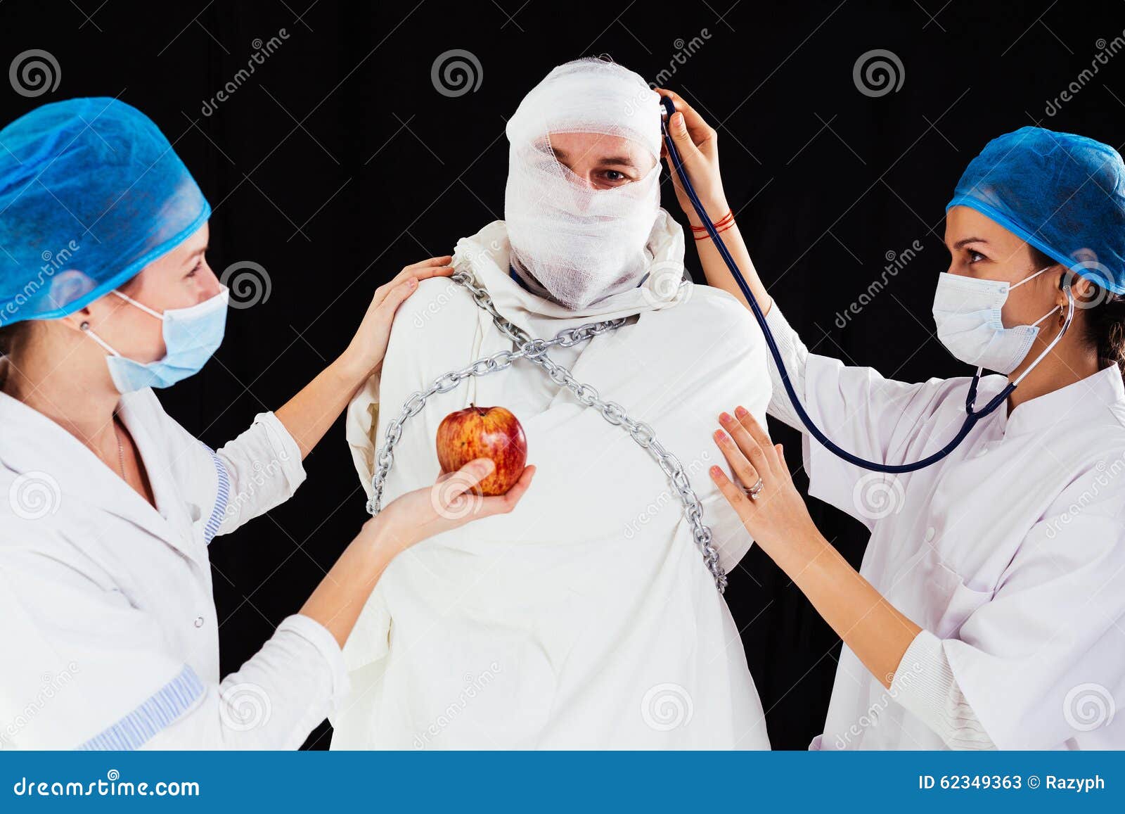 Man in straitjacket stock image. Image of medical, surgery - 62349363