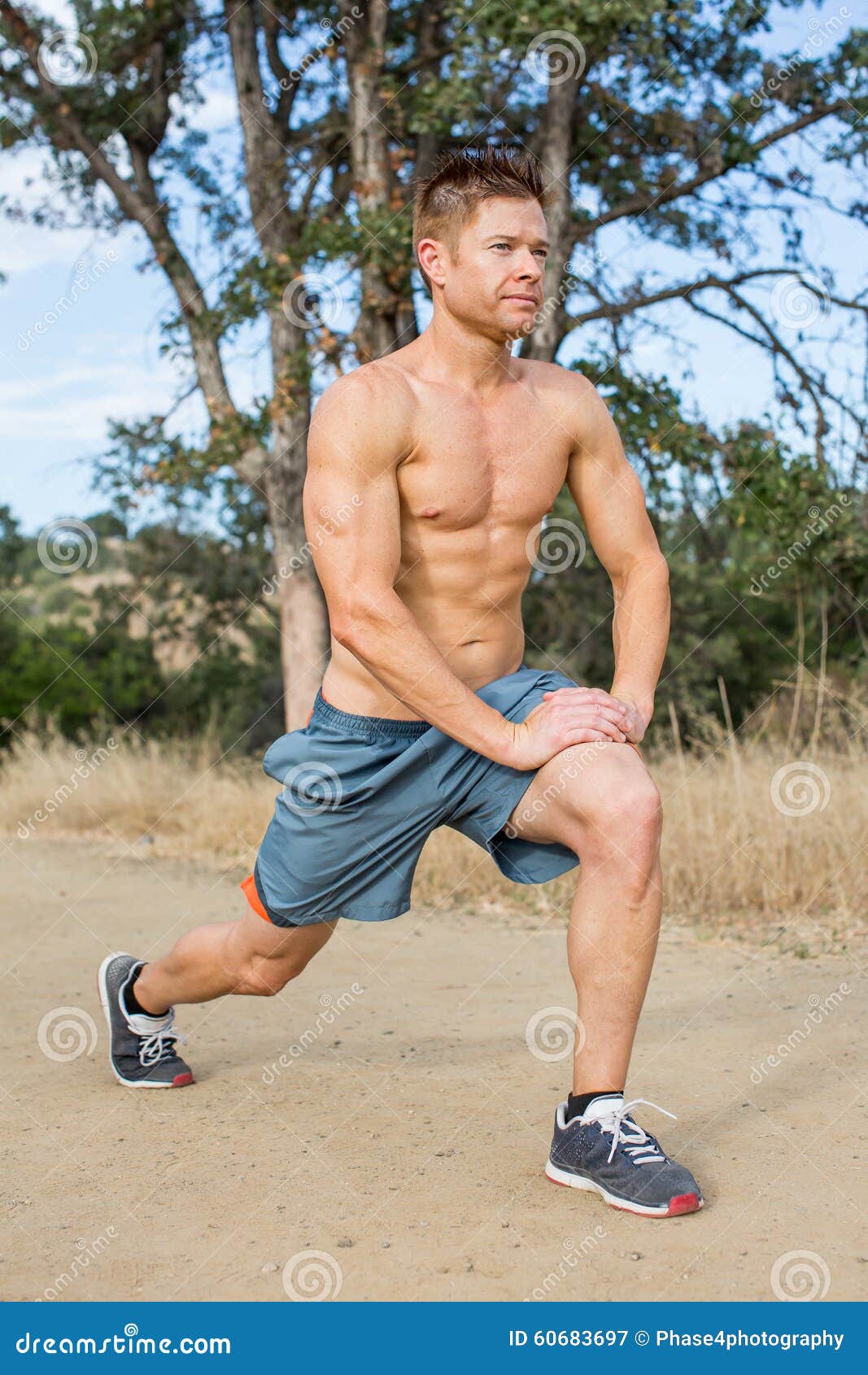 Man stretching stock image. Image of gymnastics, exercise - 60683697