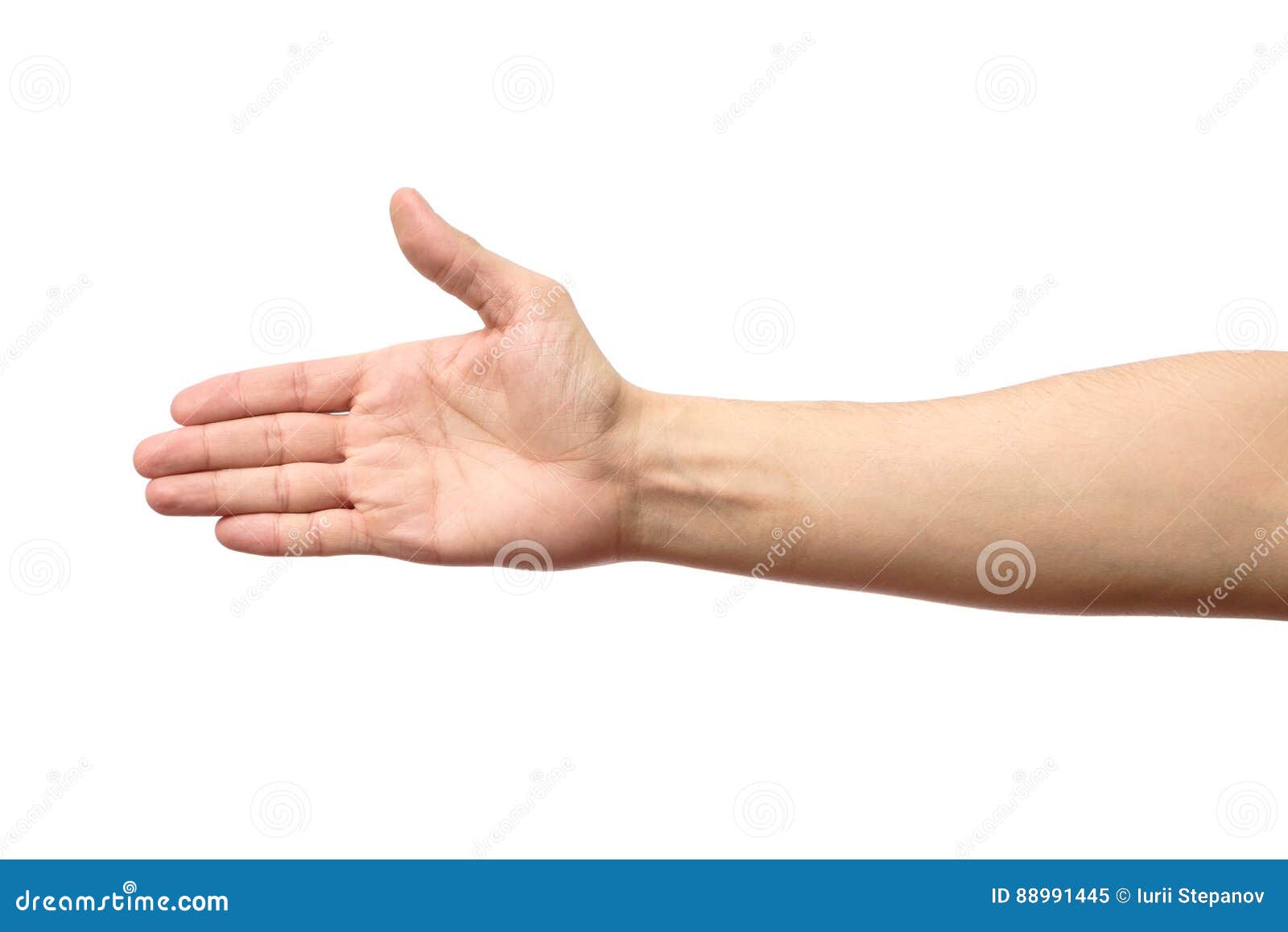 Man Stretching Hand To Handshake Isolated Stock Image - Image of adult ...