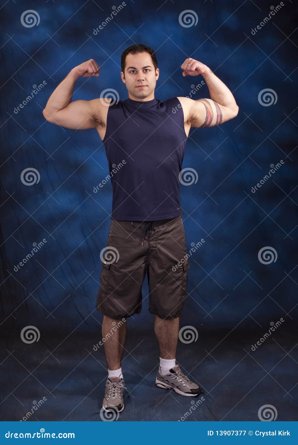 Man with strong arms stock image. Image of stong, masculine - 13907377
