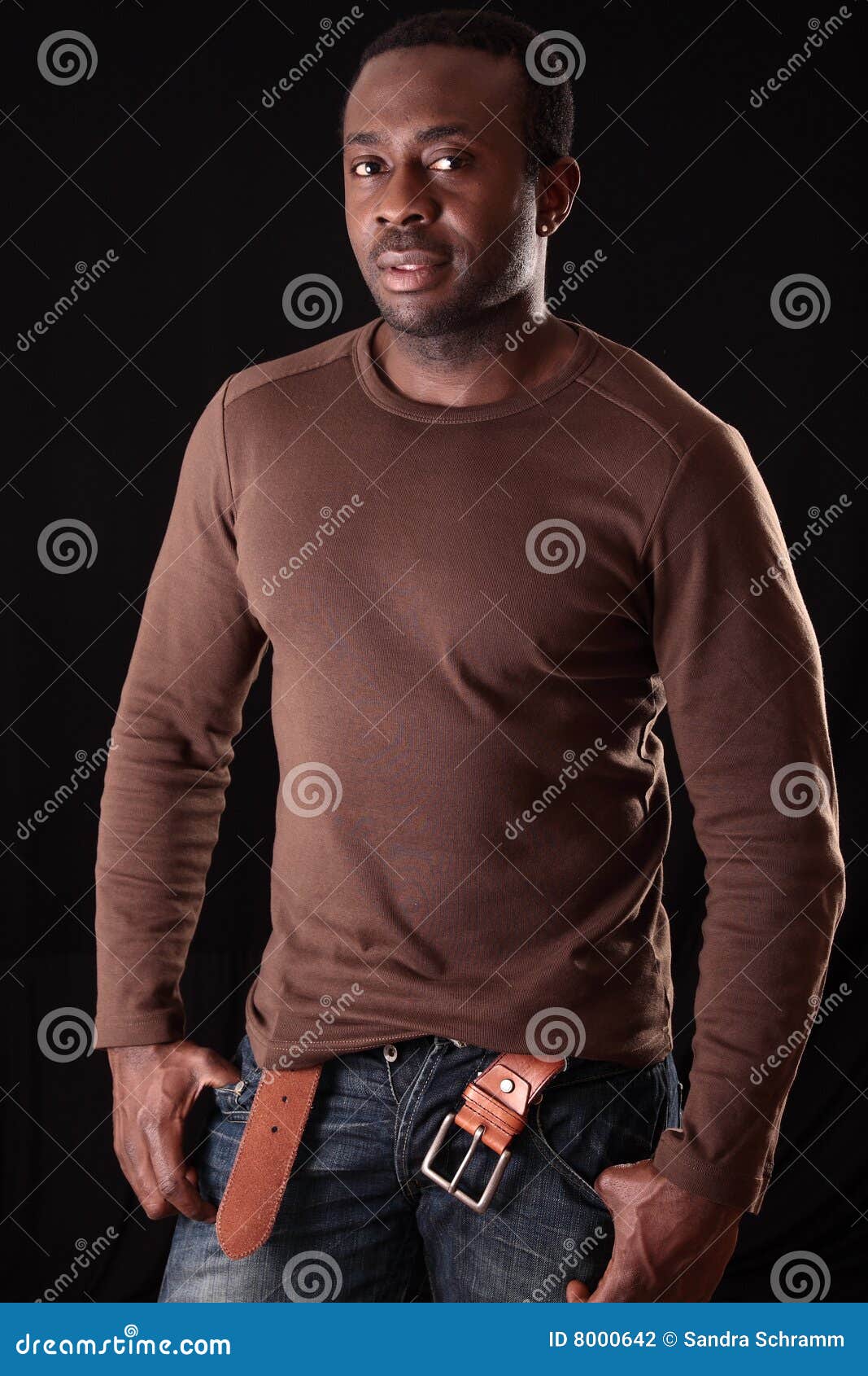 Man in studio stock photo. Image of color, portrait, youth - 8000642